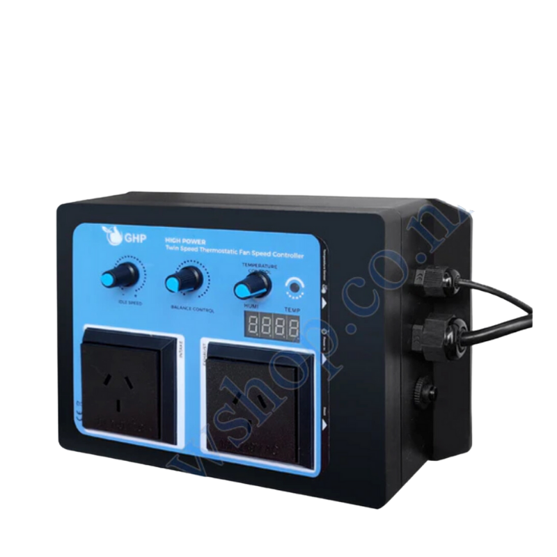 Climate Fan Twin Speed Thermostatic Temperature Digital Controller