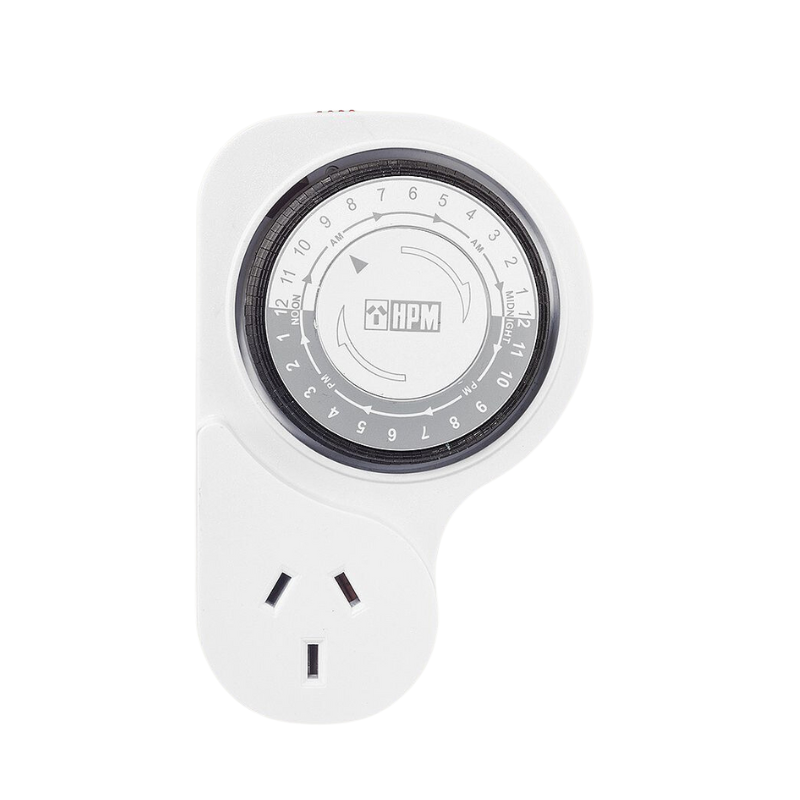 Timer 24 Hour Dial Manual Mechanical - 15 minute increment time setting ...